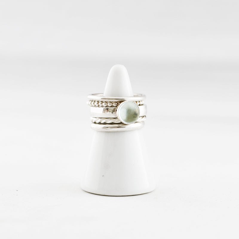 Stapel ring – Zilver & Zoet