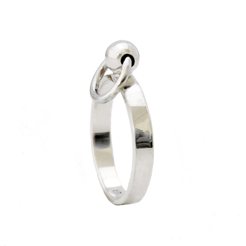 Ring bal cirkel – Zilver & Zoet