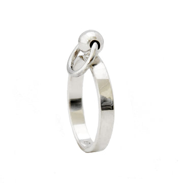 Ring bal cirkel – Zilver & Zoet