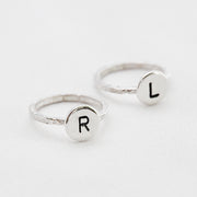Ring letter stapel – Zilver & Zoet